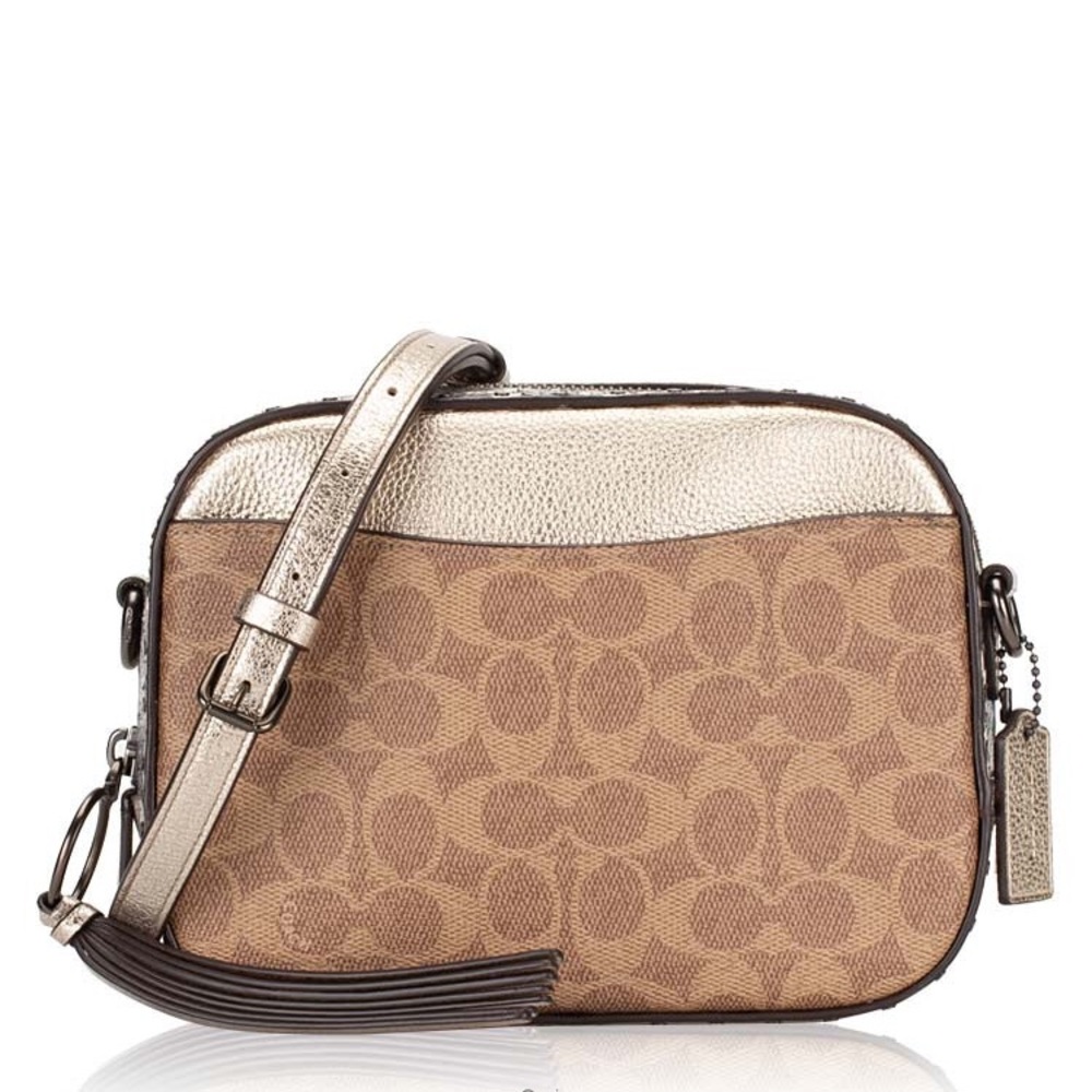 Coach Monogram Stud Camera Bag - Gem